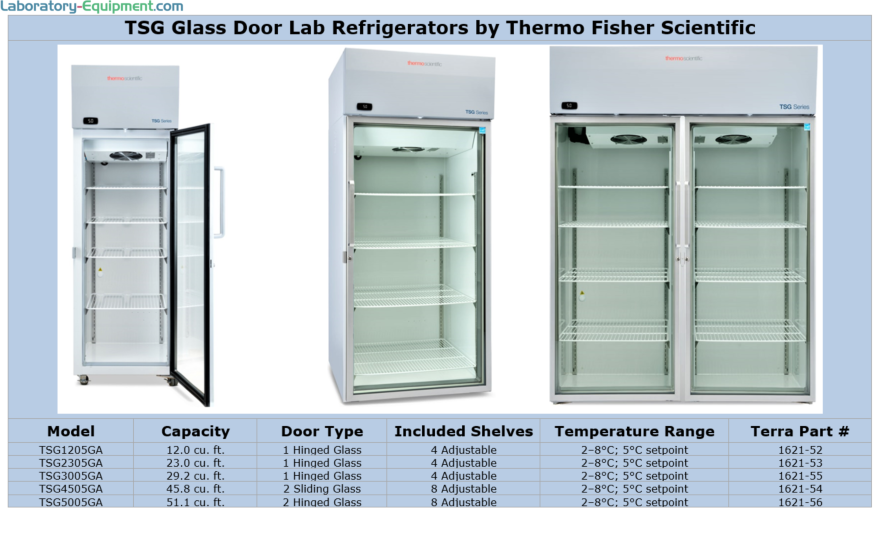 TSG4505GA Glass Door Lab Refrigerator, Thermo Fisher Scientific