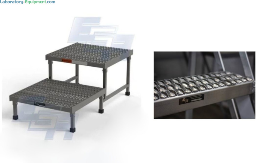 Two-Step Access Platform, 304 or 316L SS, Diamond Plating Tread, 60"W ...
