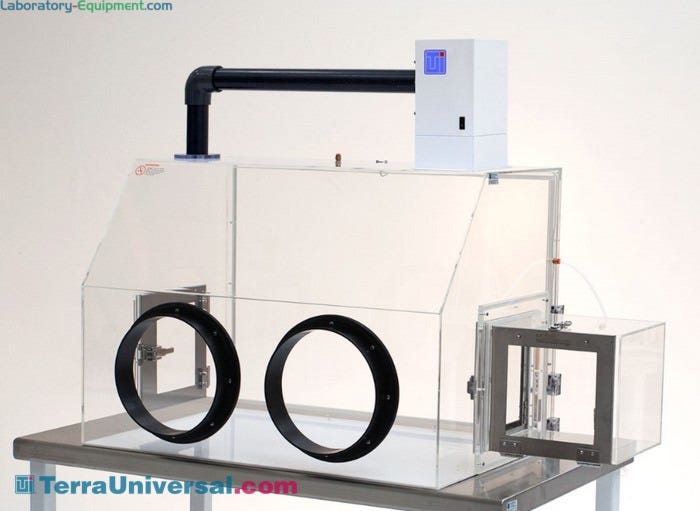 Glovebox; Series 100, Closed Loop Filtration, Static Dissipative PVC ...