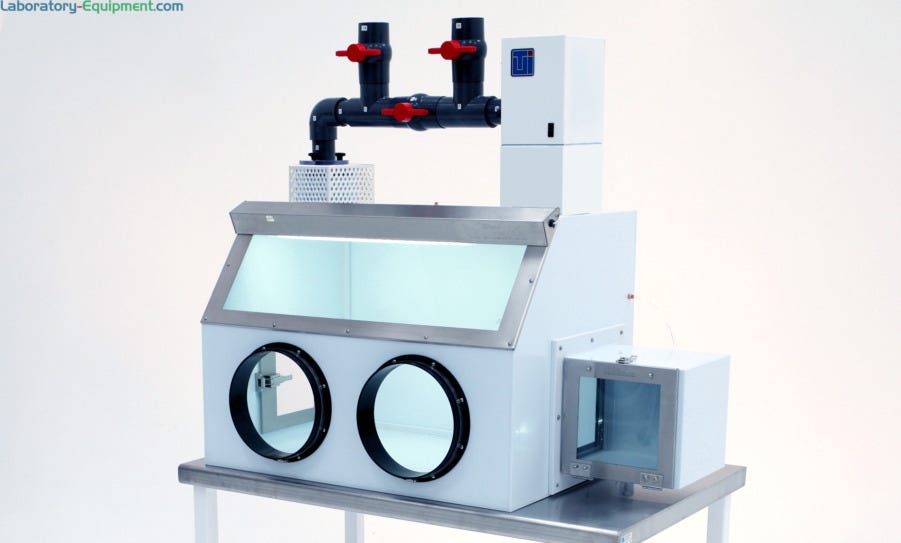 Glovebox; Series 100, Closed Loop Filtration, Static Dissipative PVC ...