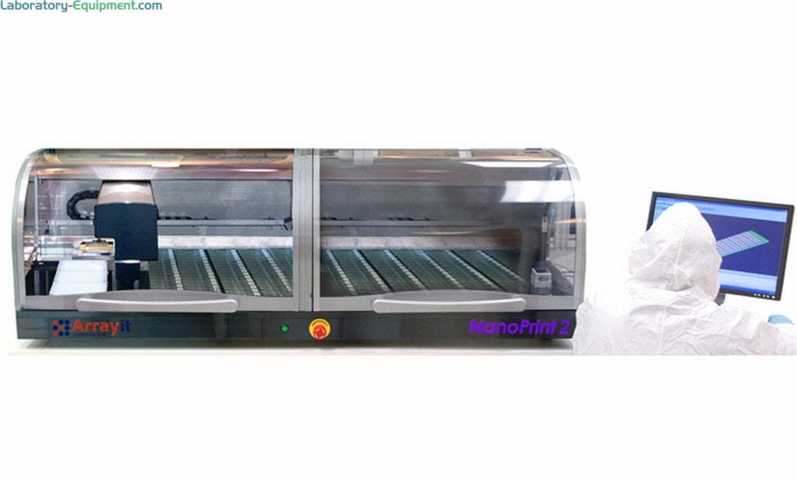 Microarray scanners, printers and hybridization stations