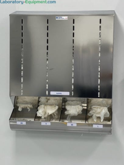 Stainless Steel and Polypropylene Cleanroom and Lab Glove Dispensers
