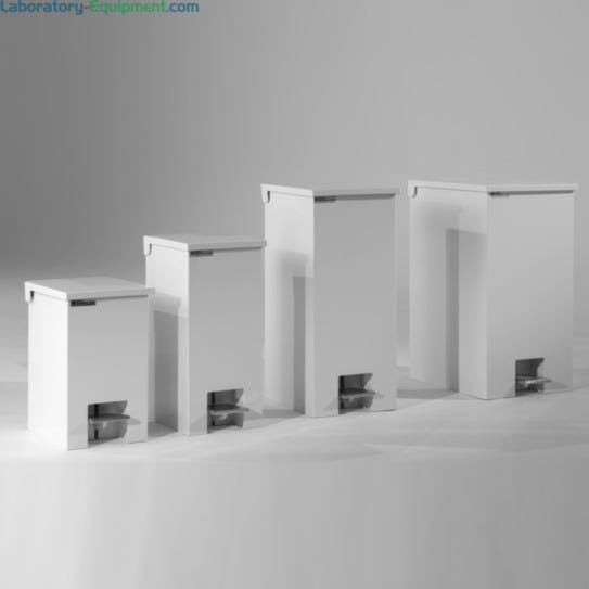 Cleanroom Waste Receptacles, BioSafe | Laboratory Equipment