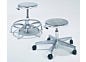 Adjustable-Height ISO 4 Cleanroom Stools from BioFit