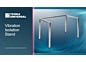 Vibration Isolated Stand; 48" W x 30" D, 304 Stainless Steel ...
