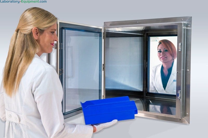 Pass-Through; 304SS, CleanSeam, 36"W x 24"D x 36"H, Wall Mounted 2636 ...