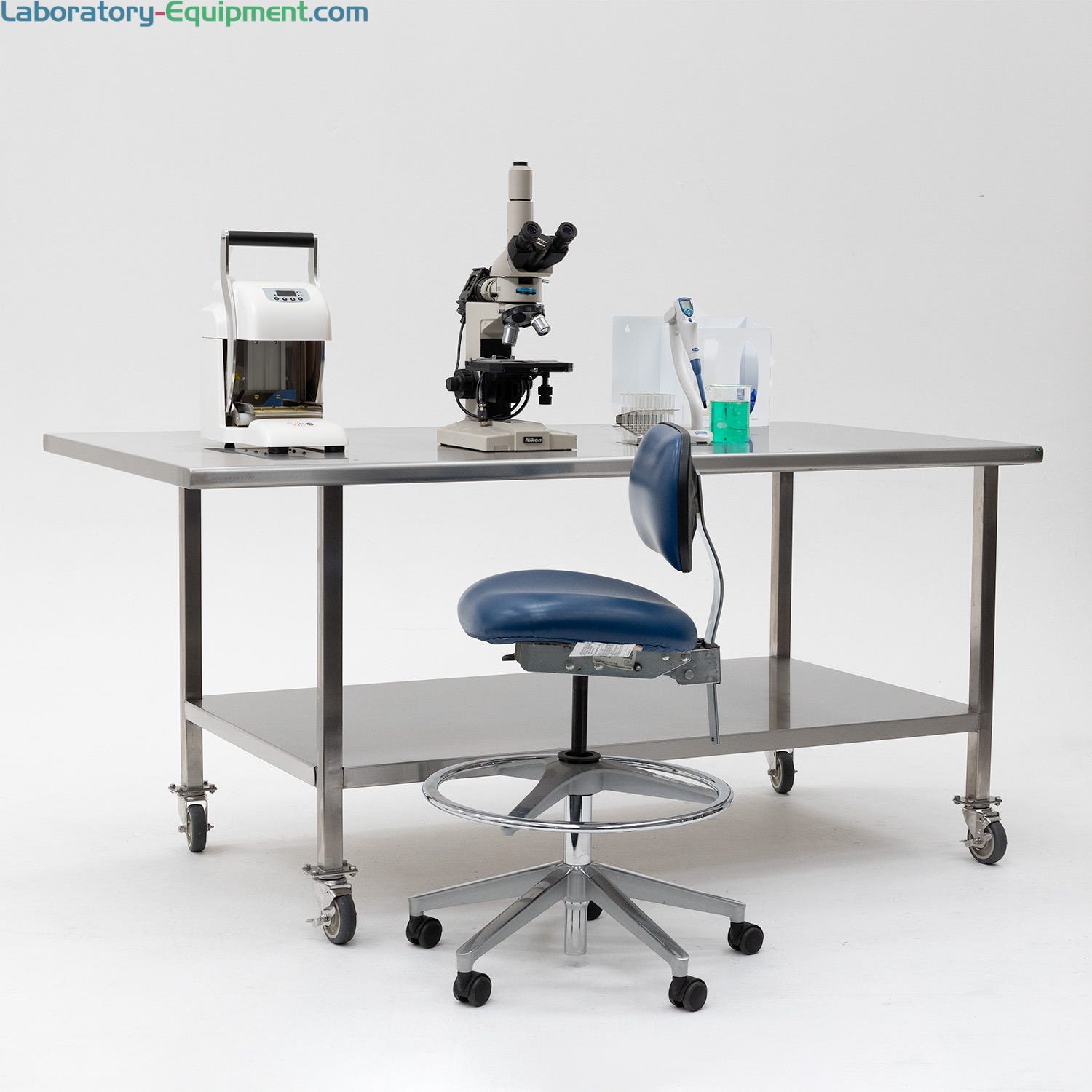 UltraClean Fully-Encapsulated Stainless Steel Cleanroom Tables