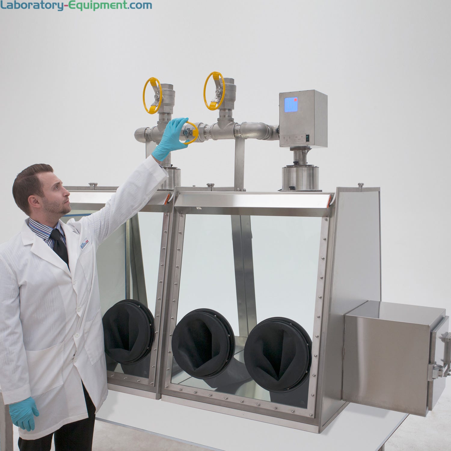 Glovebox; Series 100, Closed Loop Filtration, Static Dissipative PVC ...