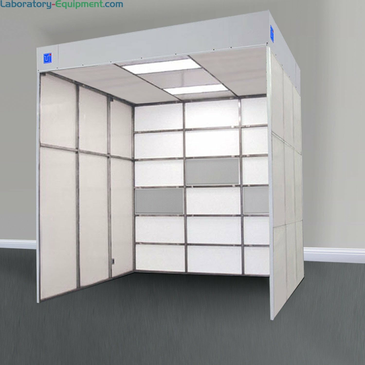 Cleanroom; Hardwall, Double-Wall Insulated, White Acrylic Panels 6601-20