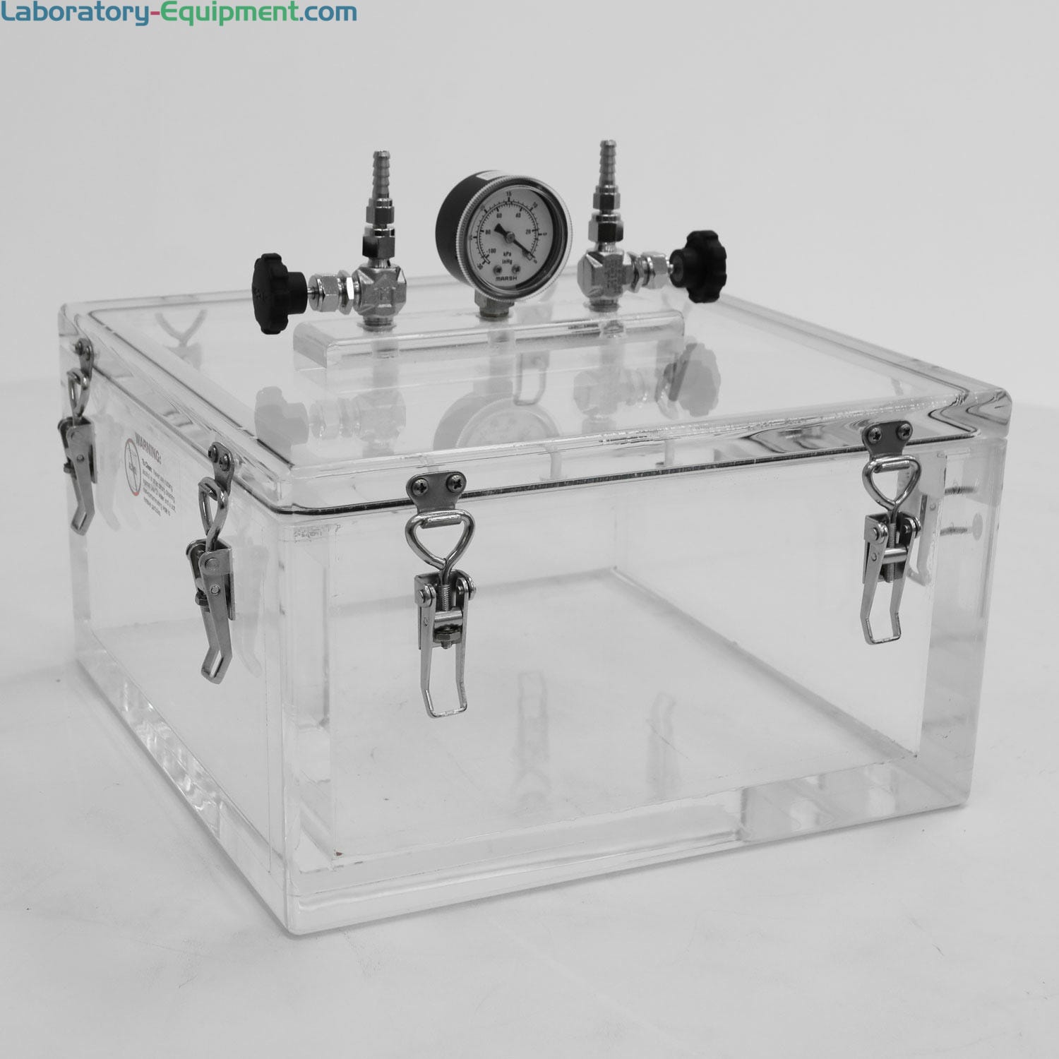 Vacuum Chamber; Benchtop, Acrylic, 25"W x 10"D x 12.5"H 5235-06B