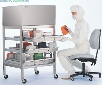 Metro Wall-Mount Cleanroom Garment Racks