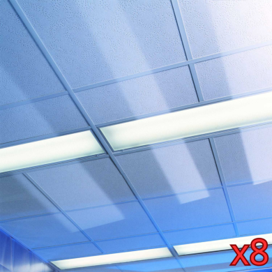 Ceiling Panel for Modular Cleanrooms; 2' x 4', Vinyl Covered Gypsum ...