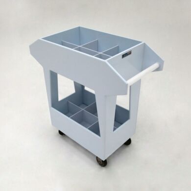 Cart; Laboratory, Chemicals, FM-Rated Polypropylene, 36" W x 16" D x 36 ...