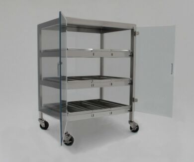 Storage Cabinet; Reticle/Photomask Storage, 304 SS, 28.5" W x 25" D x ...