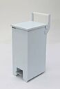 Waste Receptacle; Mobile Step-On, Polypropylene, 19" W x 30" D x 41.125 ...