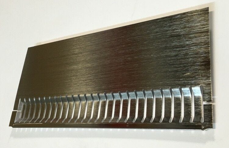 Conductive Inlay; Stainless Steel,14.5" L, for 5"H Trays | Laboratory ...