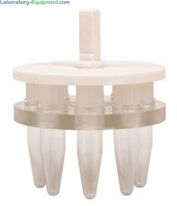 Tube Holder; 8 tubes, Stem and Cover (White), Q500 Sonicator, QSonica ...