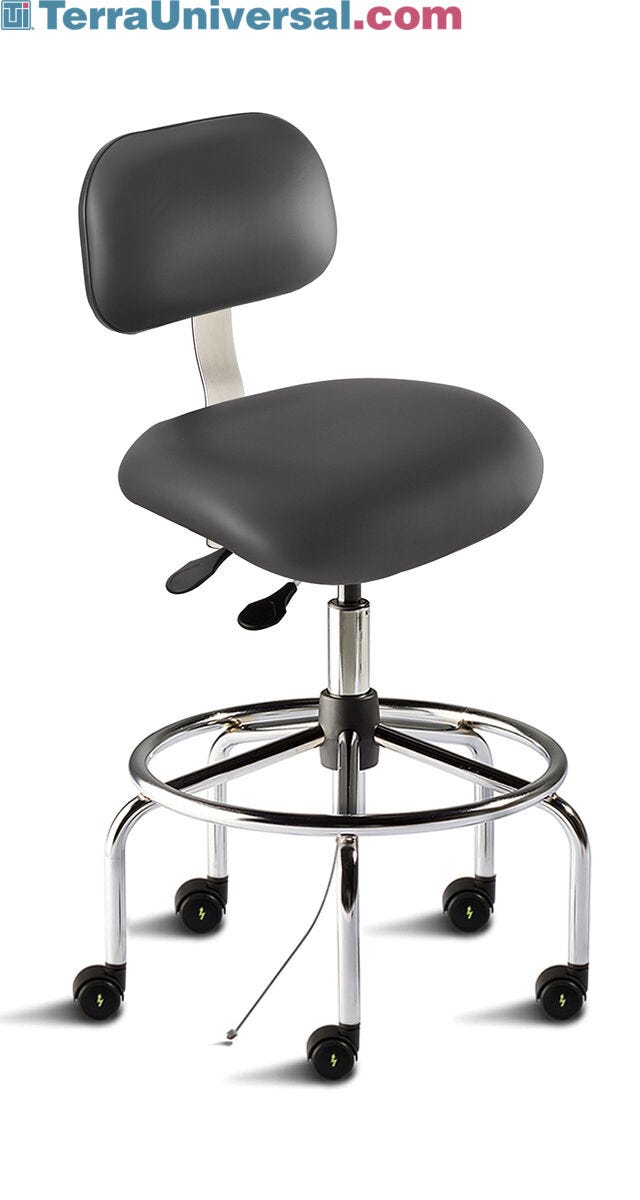ISO 5 Ergonomic Cleanroom/ESD Chairs from BioFit
