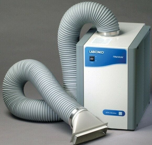 FilterMate Portable Exhauster, HEPA Included, Carbon required, 14.85"W ...