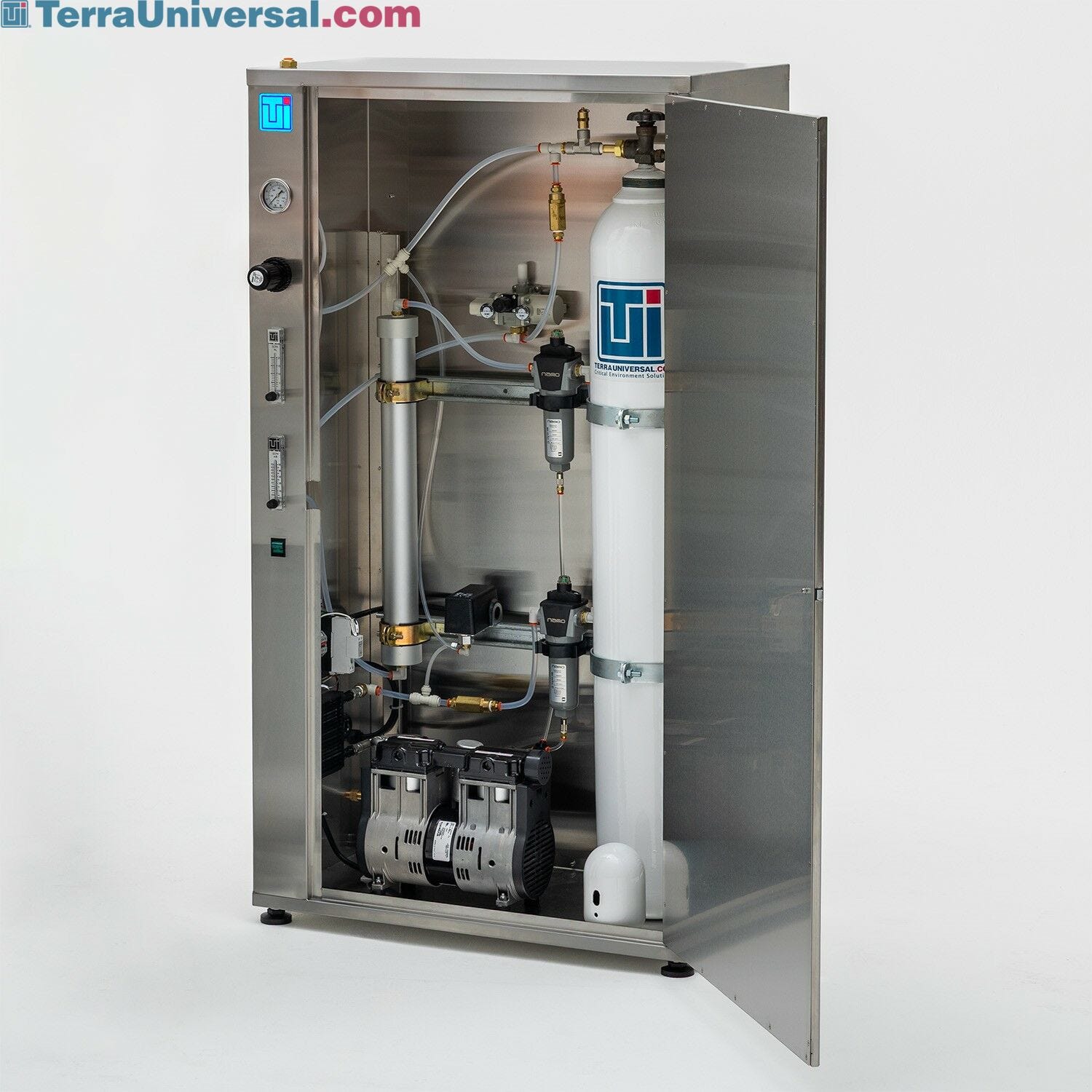 Portable Nitrogen Generator; Self-Contained With Compressor, High ...