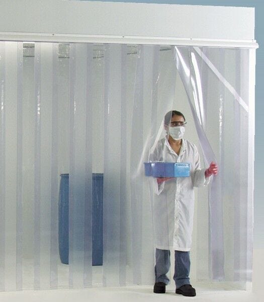 Strip Shield; Anti-Static PVC, 60 mil, 10' | Laboratory Equipment