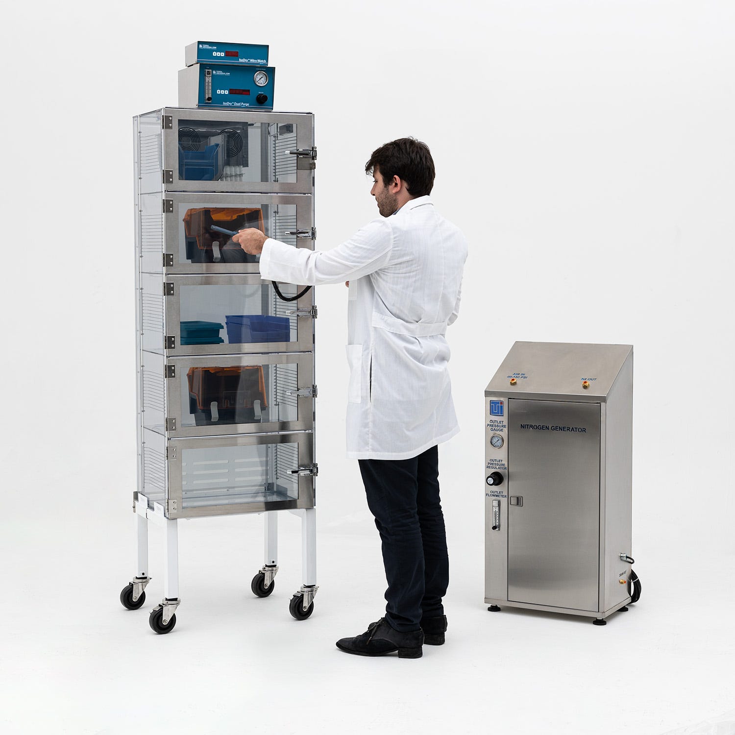 IsoDry Nitrogen-Purged Desiccator Cabinets