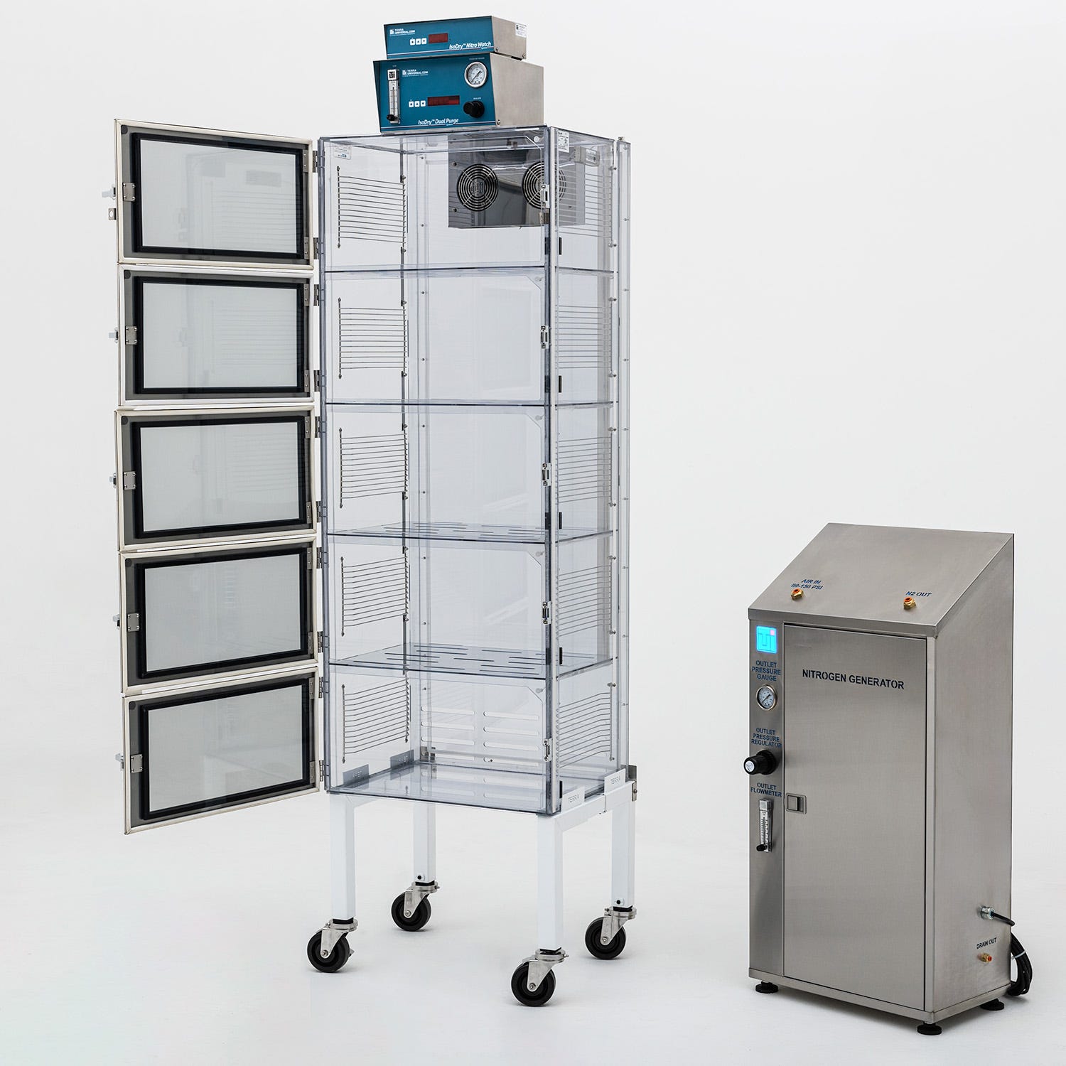 IsoDry Nitrogen-Purged Desiccator Cabinets